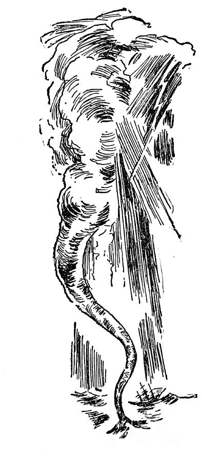 Waterspout, 1882 Photograph by Science Source - Fine Art America