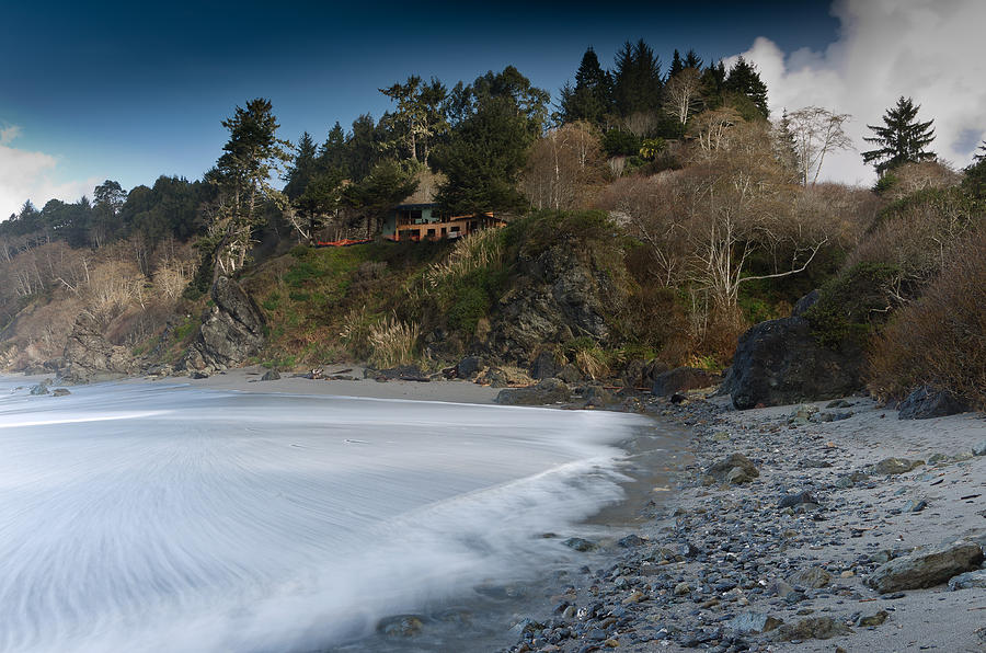 Wave Across Beach Photograph by Greg Nyquist | Pixels
