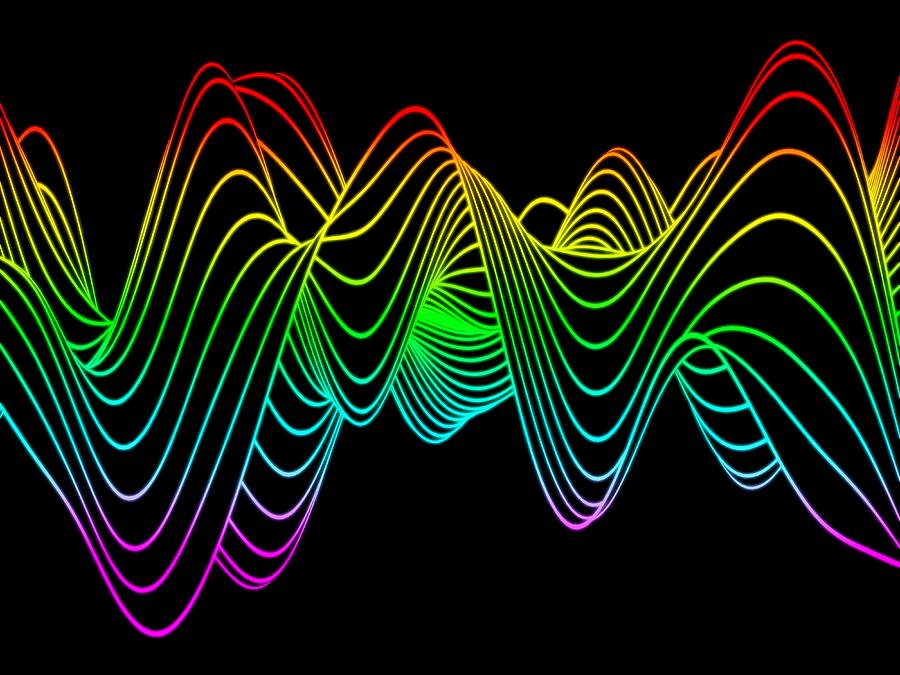 Wave Pattern, Computer Artwork by Science Photo Library