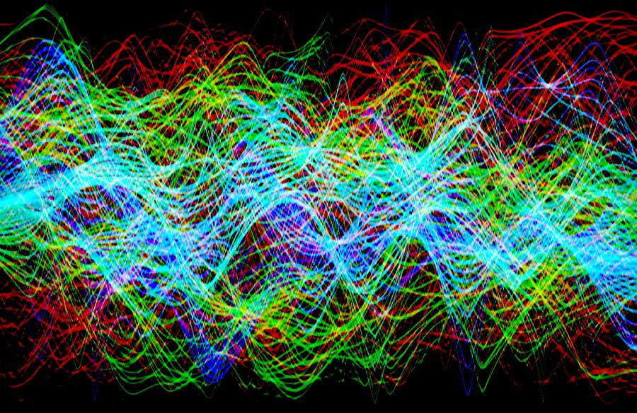 Waveforms, Artwork Photograph by Pasieka - Fine Art America