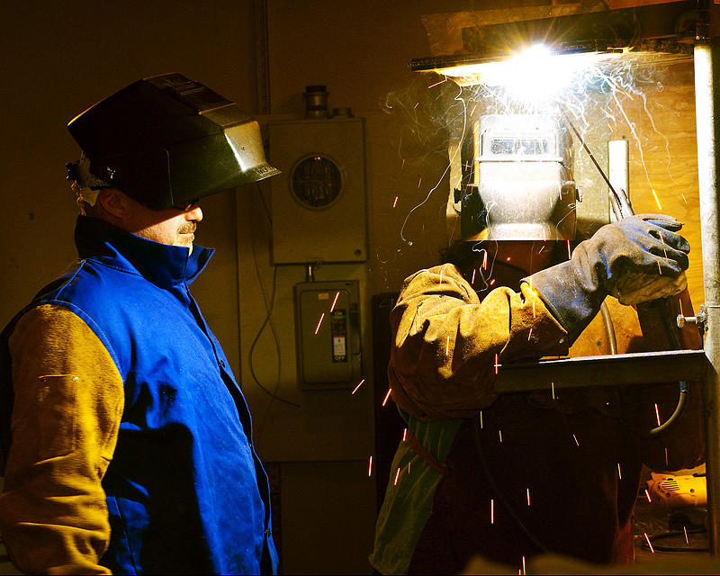 Welding Teacher Photograph by David Proctor - Fine Art America