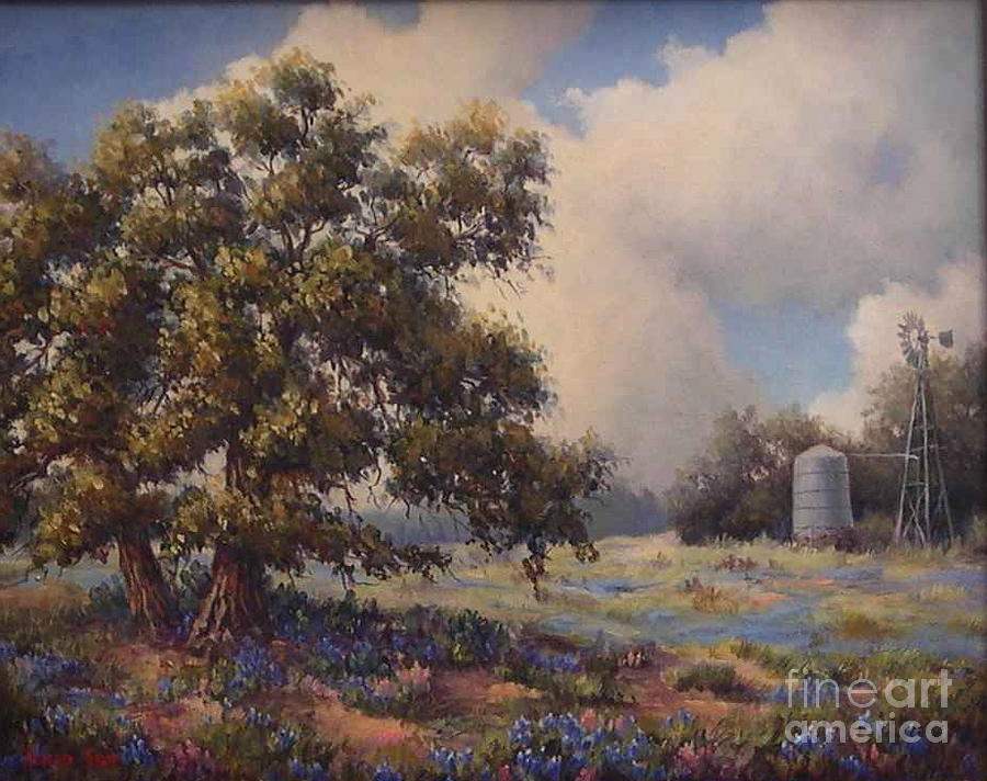 Western Ranch Painting by Roberta Sharp