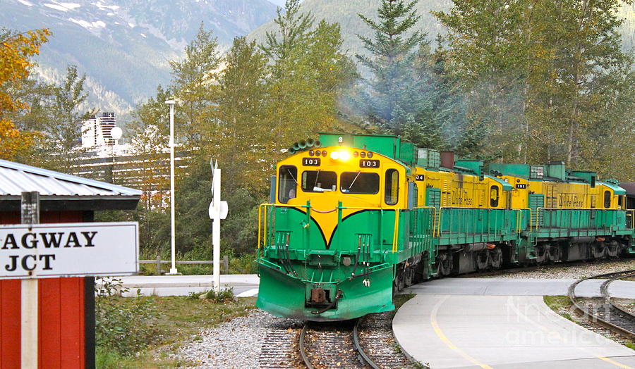 White Pass Train Photograph by Pamela Walrath - Fine Art America