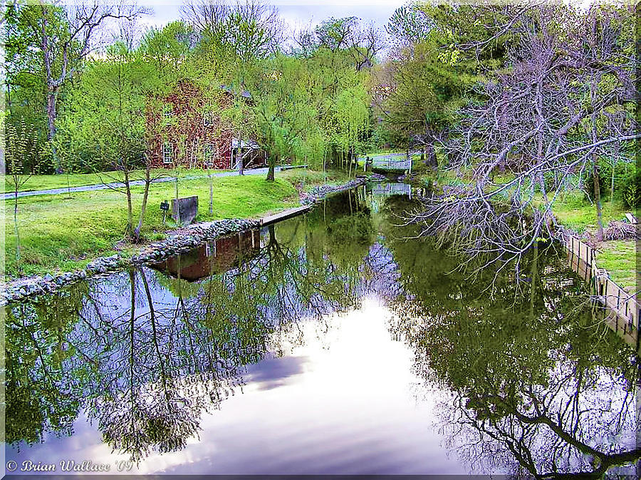 Williston Mill Stream Photograph by Brian Wallace - Fine Art America