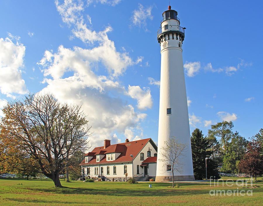 Wind Point Lighthouse Photograph by Jack Schultz - Fine Art America