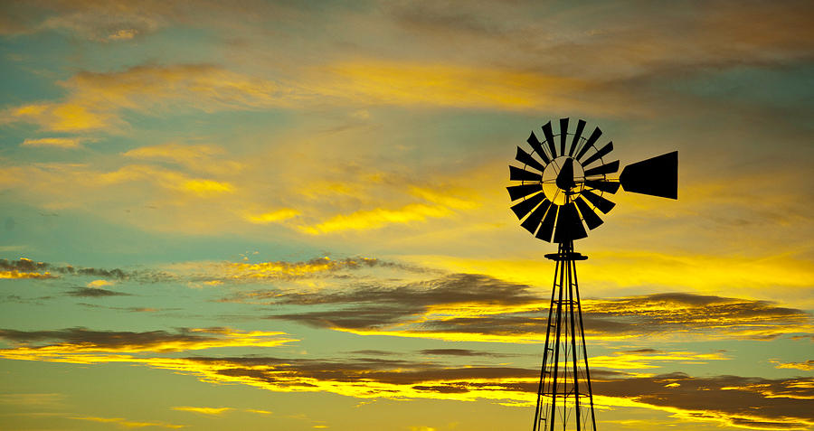 Windmill sunset Photograph by Ray Downs - Fine Art America