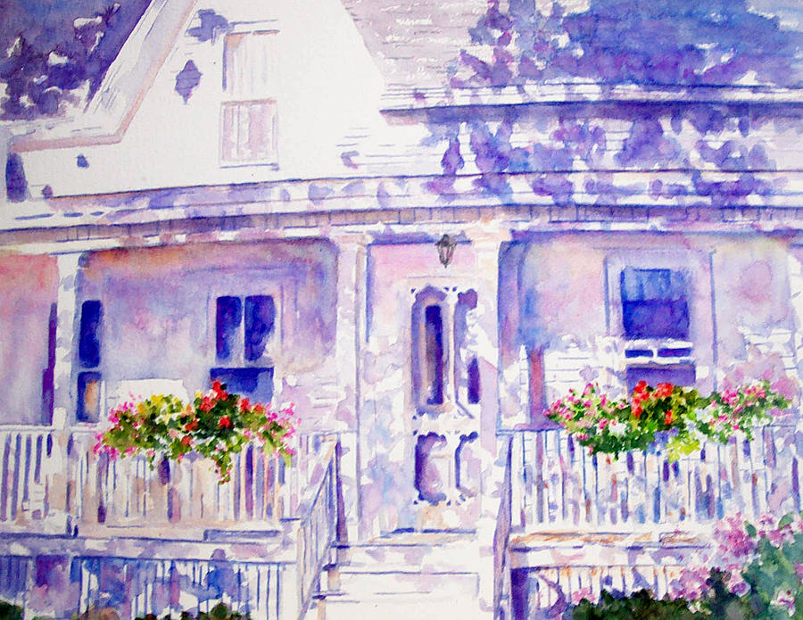 Window Boxes Painting by Katie Beecher | Fine Art America