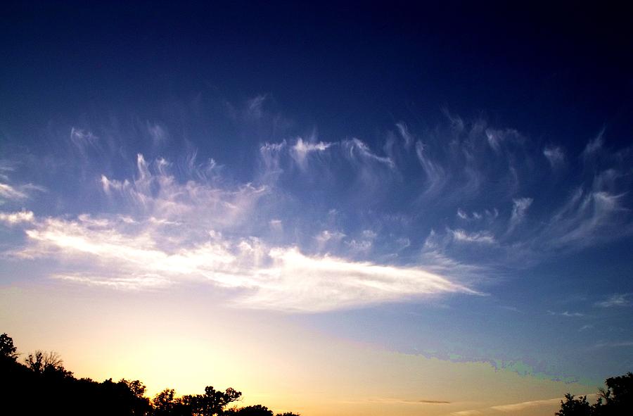 Wispy Clouds Photograph by Elizabeth Simpson - Fine Art America