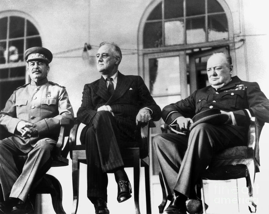 Wwii: Tehran Conference Photograph by Granger - Pixels