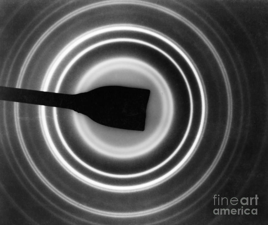 X-ray Diffraction Polycrystalline Photograph by Omikron - Fine Art America