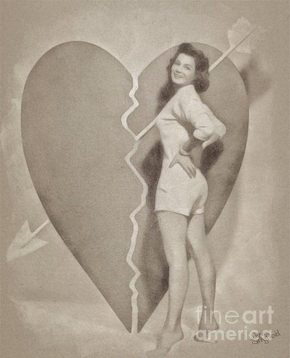Angie Dickinson Actress And Pinup Greeting Card For Sale By Esoterica