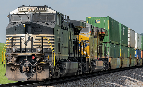 NS 223 in New Albany, IN T-Shirt by Saga Imagery Kevin and Susanne Dickman - Pixels