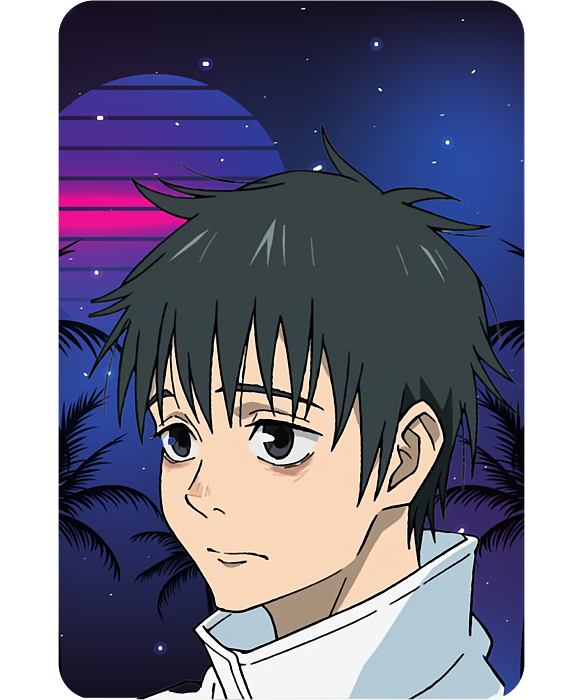 Alluring Cursed Alternate Character Yuta Okkotsu Vintage Greeting Card ... Alluring Cursed Alternate Character Yuta Okkotsu Vintage Greeting Card ...