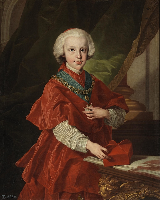 Description Retrato de Luis de Borbon y Farnesio 1727-1785 que fue hijo del rey Felipe V de Espa ...