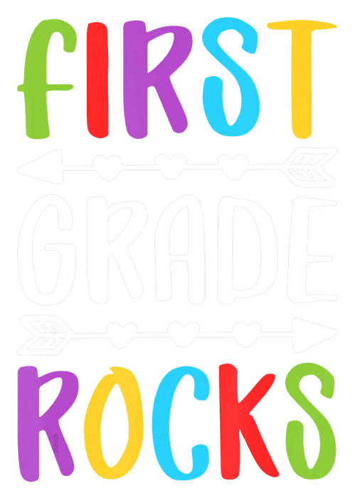 First Grade Rocks 1St Grade Back To School Greeting Card by Tuong Cau Pham