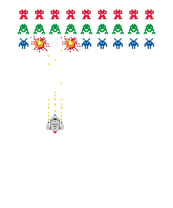 Funny 80s and 90s Space Invader bug Vintage tee Greeting Card by Victor ...