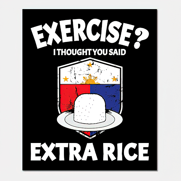 Funny Filipino Pinoy Meme Exercise Versus Extra Greeting Card by ...