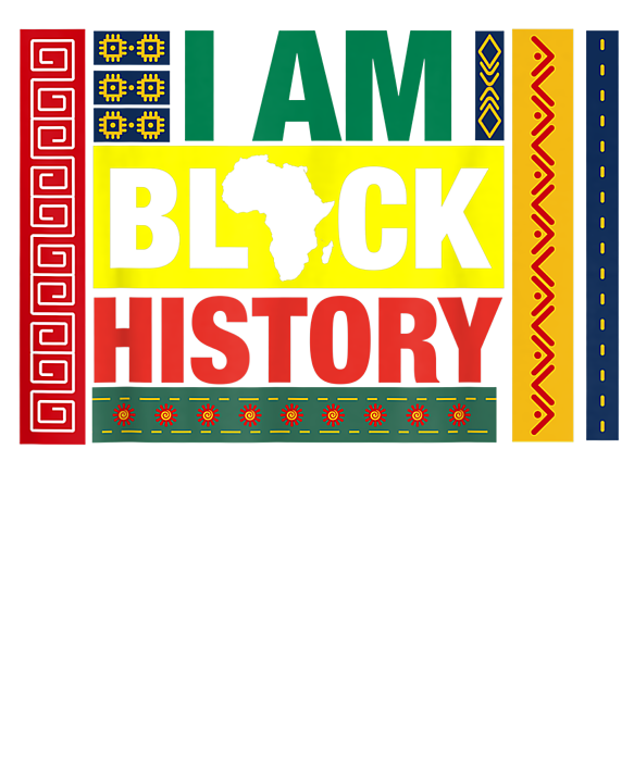 I Am Black History Pride African Heritage African American Greeting