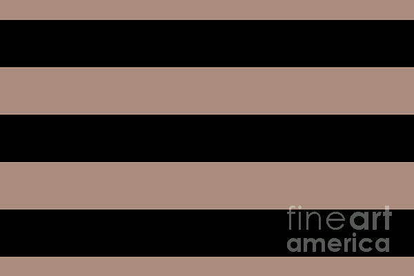 Mid-tone Brown Black Minimal Horizontal Stripe Pattern Pairs 2023 COTY ...