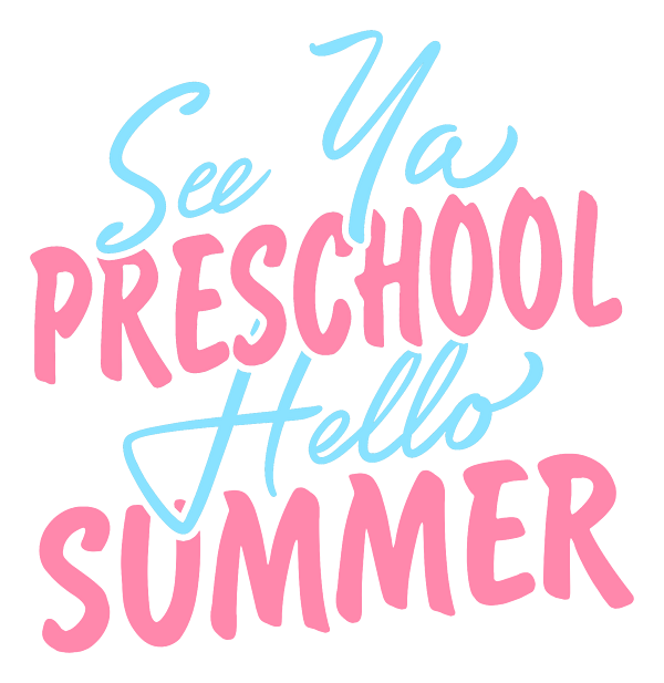 See Ya Preschool Hello Summer Last Day Of School Greeting Card by Eboni ...