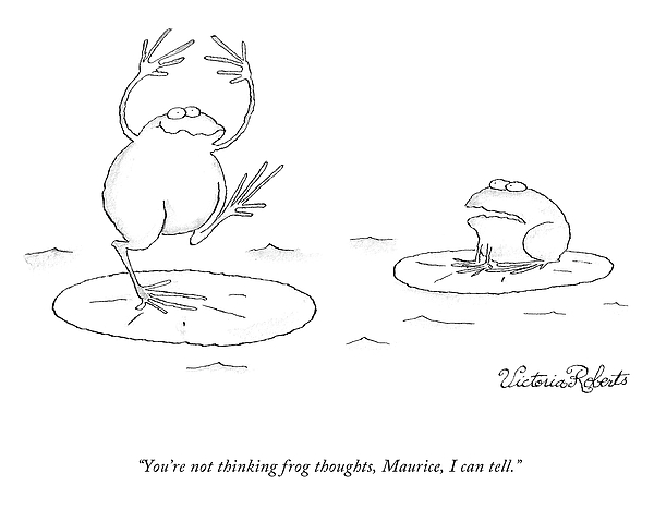 Thinking Frog Thoughts Beach Sheet by Victoria Roberts - Conde Nast