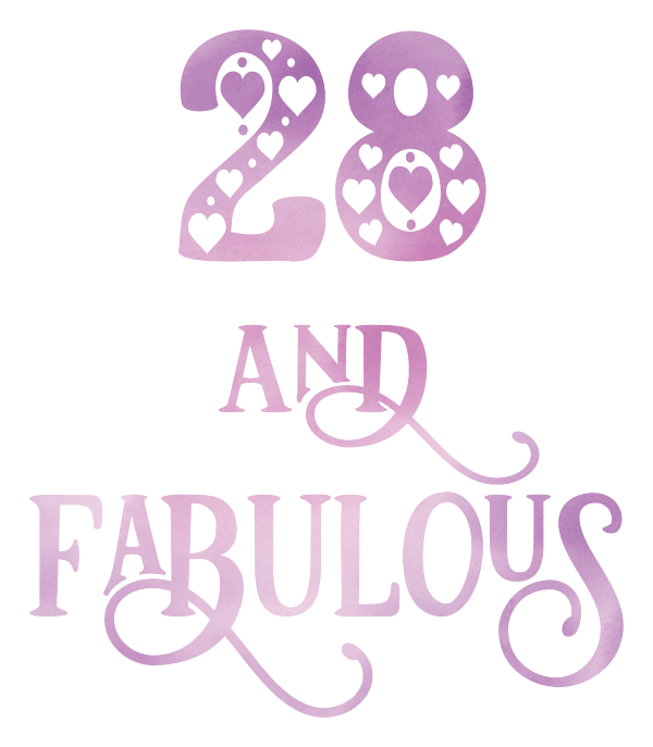 Women 28 Years Old And Fabulous 28th Birthday Party product Greeting ...