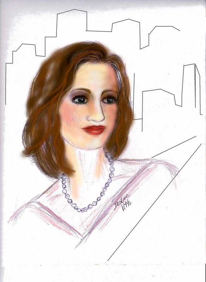 In a New York Minute Drawing by Desline Vitto | Fine Art America