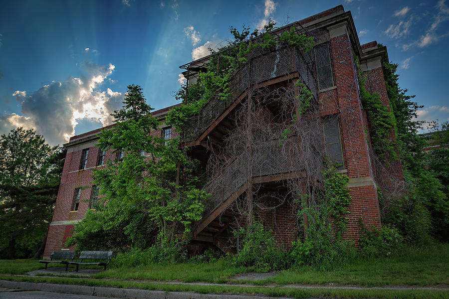 Abandoned Psych Center Building Photograph by Sean Comiskey - Fine Art ...
