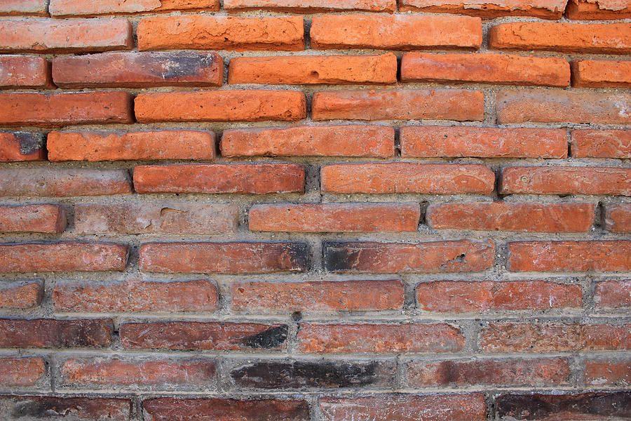 Adobe Bricks in a Wall Photograph by Robert Hamm | Pixels