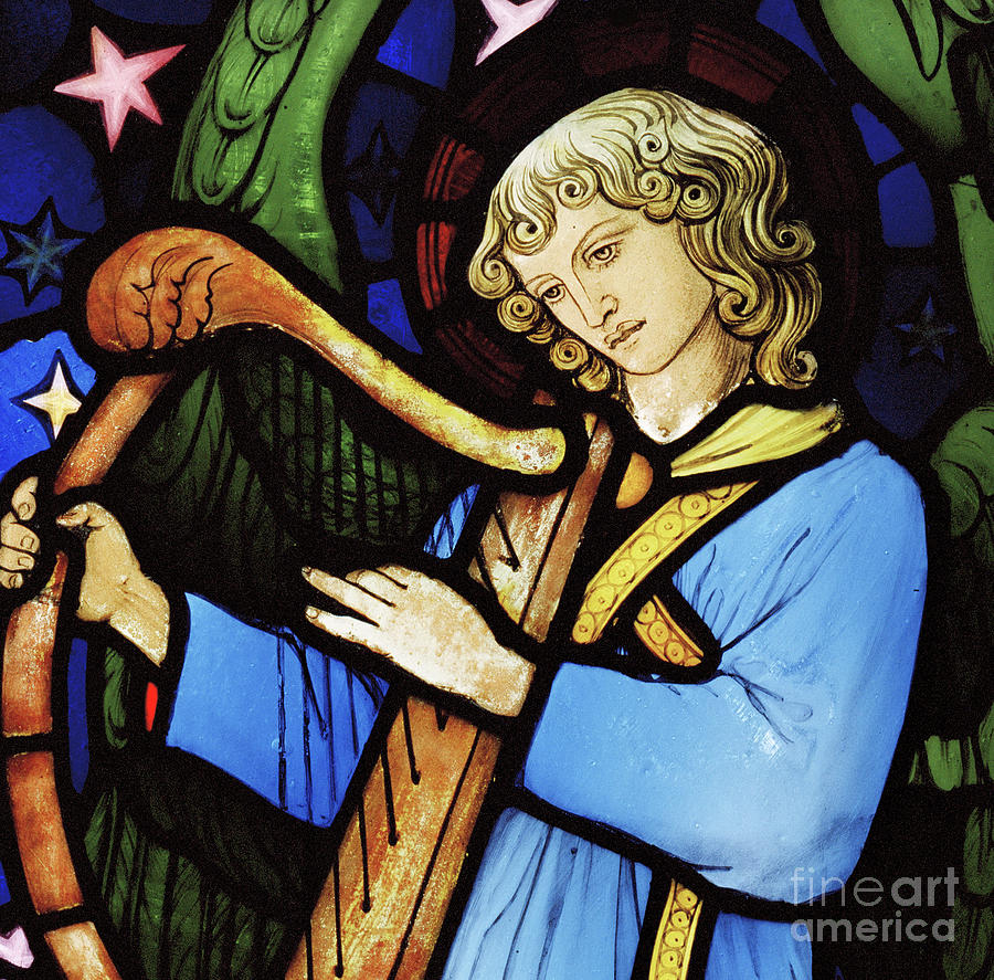 Angel Musician, 1881 Glass Art by William Morris - Fine Art America