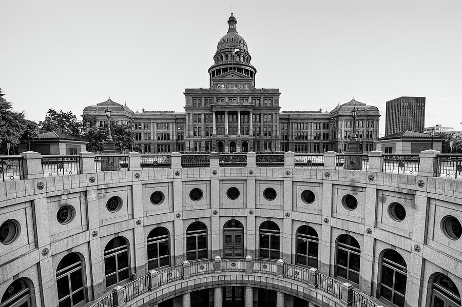 Austin Texas USA State Capitol - Black and White Edition Photograph by ...