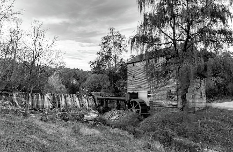 Black and White Brightwell Mill Photograph by Norma Brandsberg - Pixels