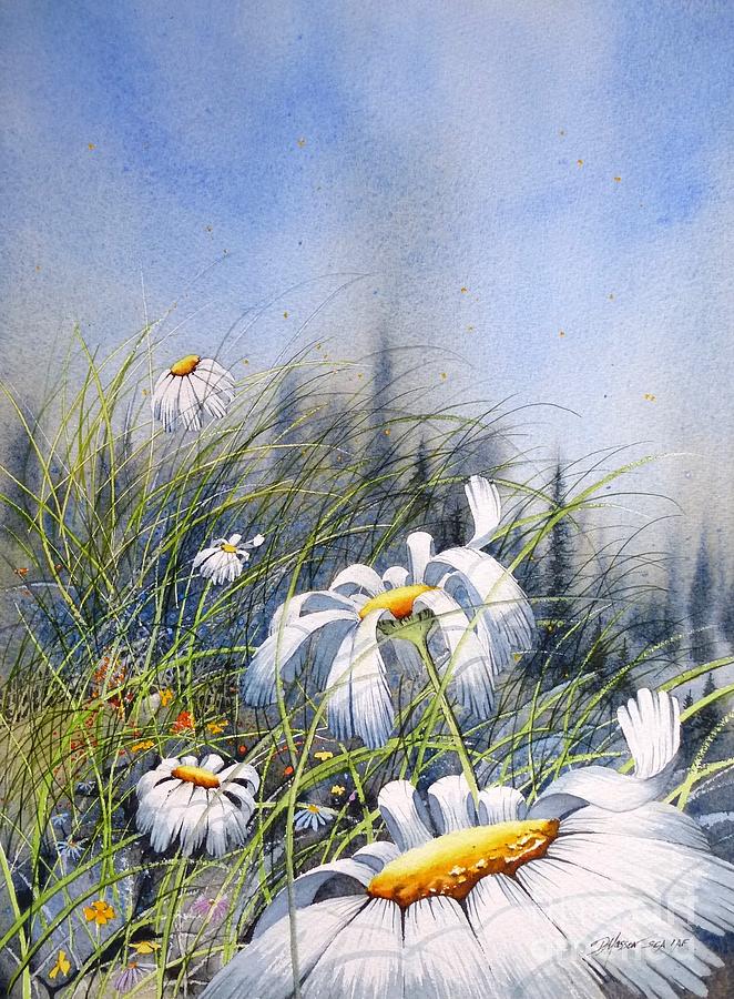 Daisy Forest Painting by Denis Masson - Fine Art America