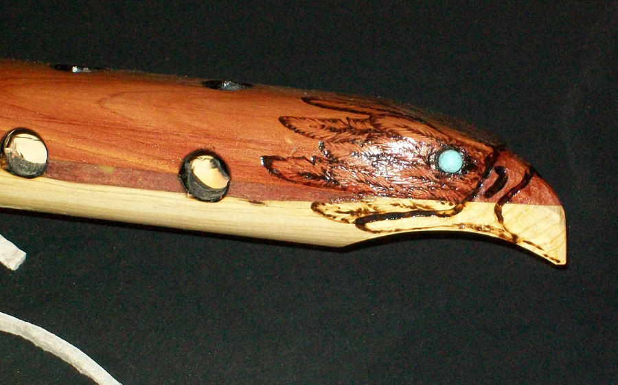 Eaglehead Flute Sculpture by R Eric Kee - Fine Art America