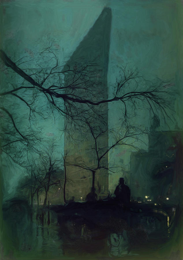 Flatiron Building Painting Painting by Troy Caperton - Fine Art America