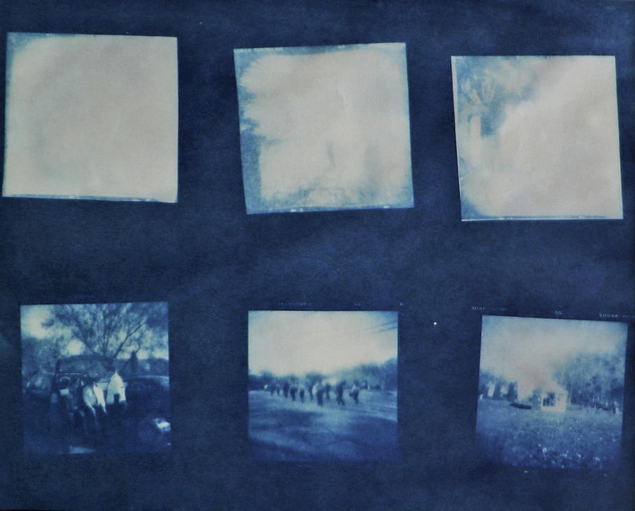Holga Negative Cyanotype Photograph by Lisa Shea - Fine Art America