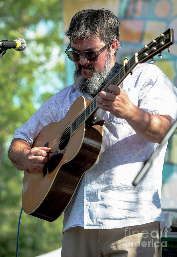 Larry Keel at Bele Chere Festival Photograph by David Oppenheimer - Fine Art America