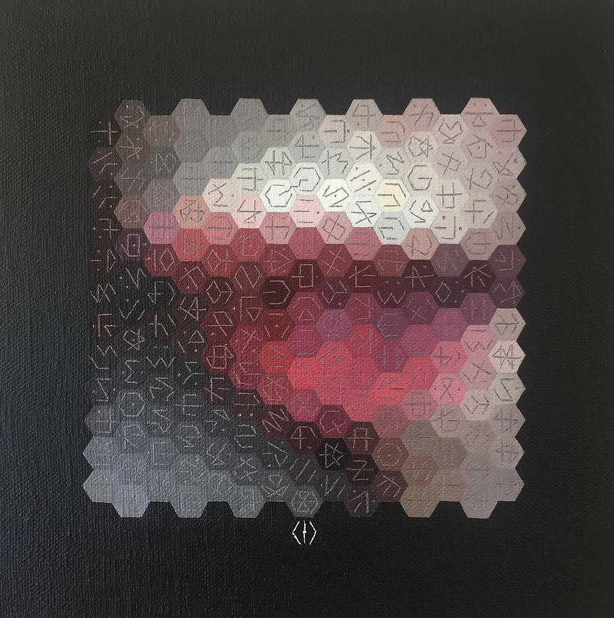 Light Code Painting by Alec-Lloyd Probert - Fine Art America