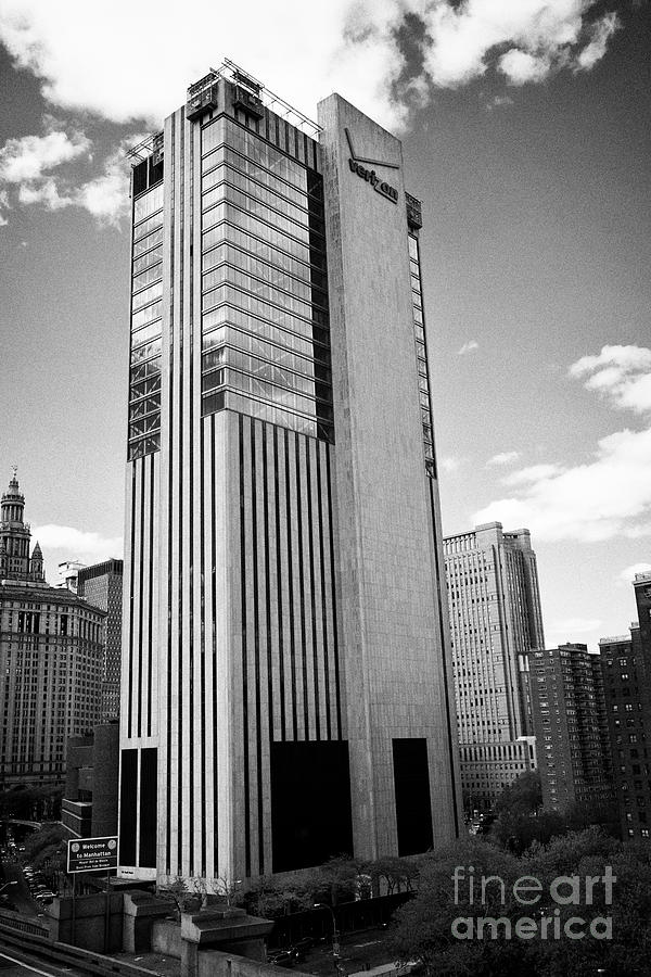 One Brooklyn Bridge Plaza telecom office building New York City USA ...