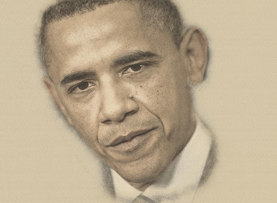 President Barack Obama Digital Art by Don Kuing - Fine Art America