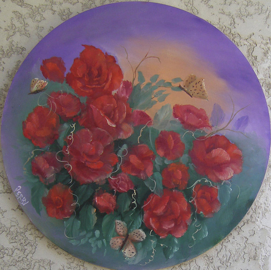 Roses Painting by Mark Perry - Fine Art America