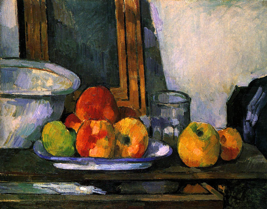 Still life with open Drawer Painting by Paul Cezanne | Pixels