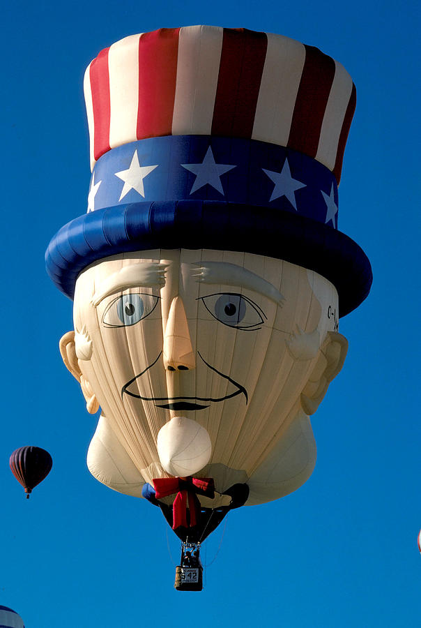 Uncle Sam Balloon Photograph By Carl Purcell Fine Art America