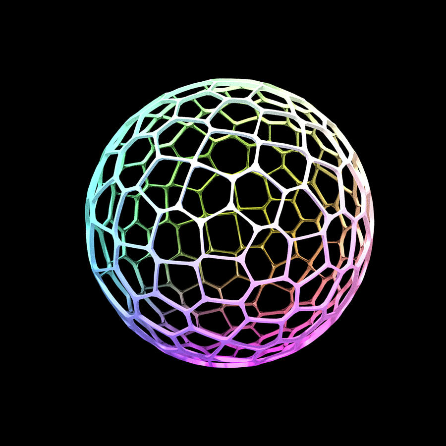 Voronoi Fractures Digital Art by Harry Nicholas | Fine Art America