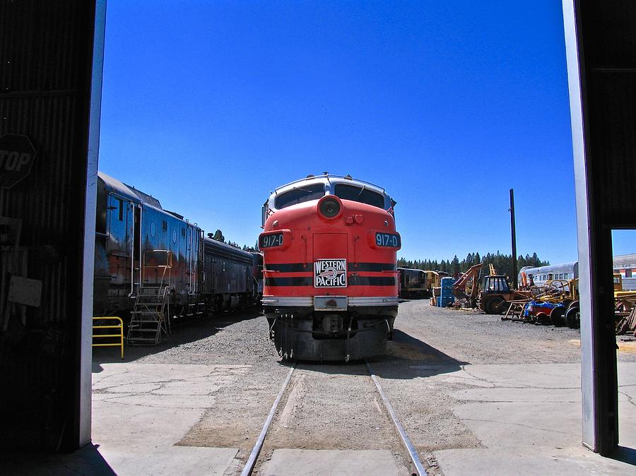 Western Pacific 917-D 1950 EMD F7 Photograph by Backcountry Explorers - Pixels
