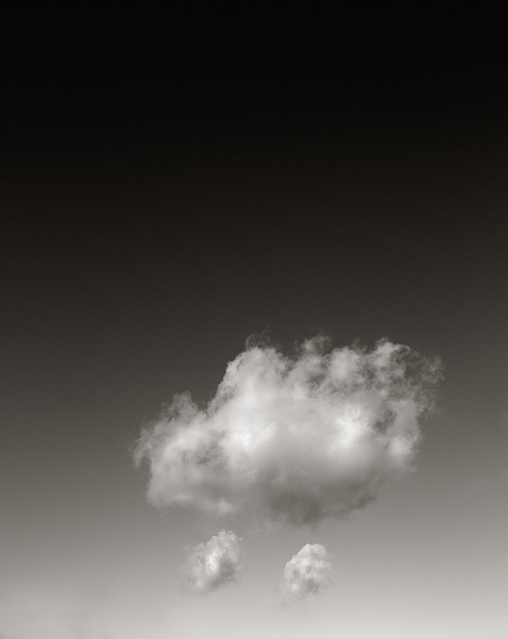 183 - Atmospheric - A Passing Cloud Photograph by Eric Copeman - Fine Art America