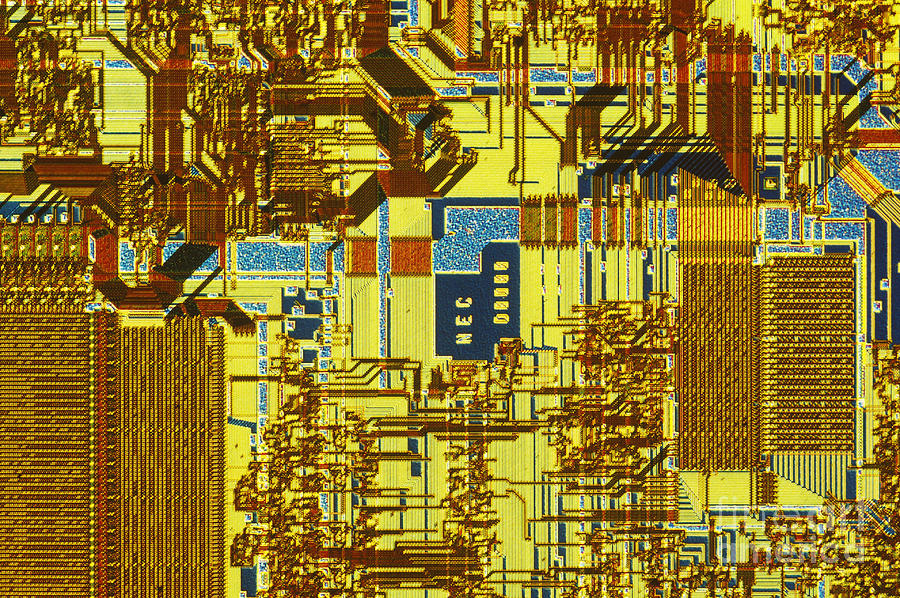 Microprocessor Photograph by Michael W. Davidson - Fine Art America