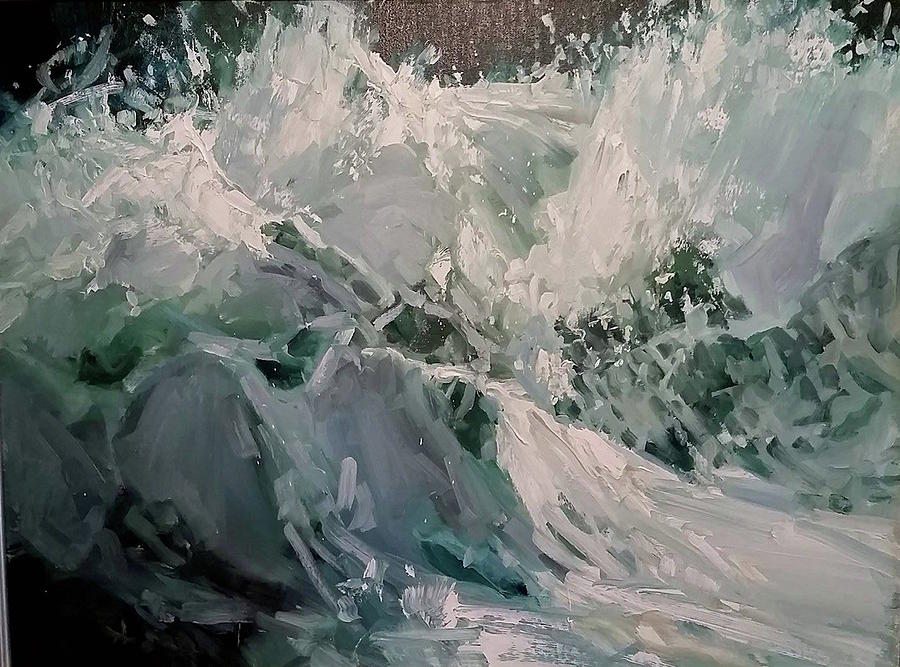 Wave Painting by David Simons - Fine Art America