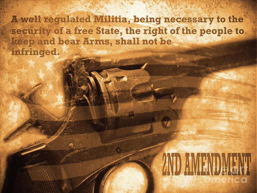 2nd Amendment Digital Art by KaFra Art | Pixels