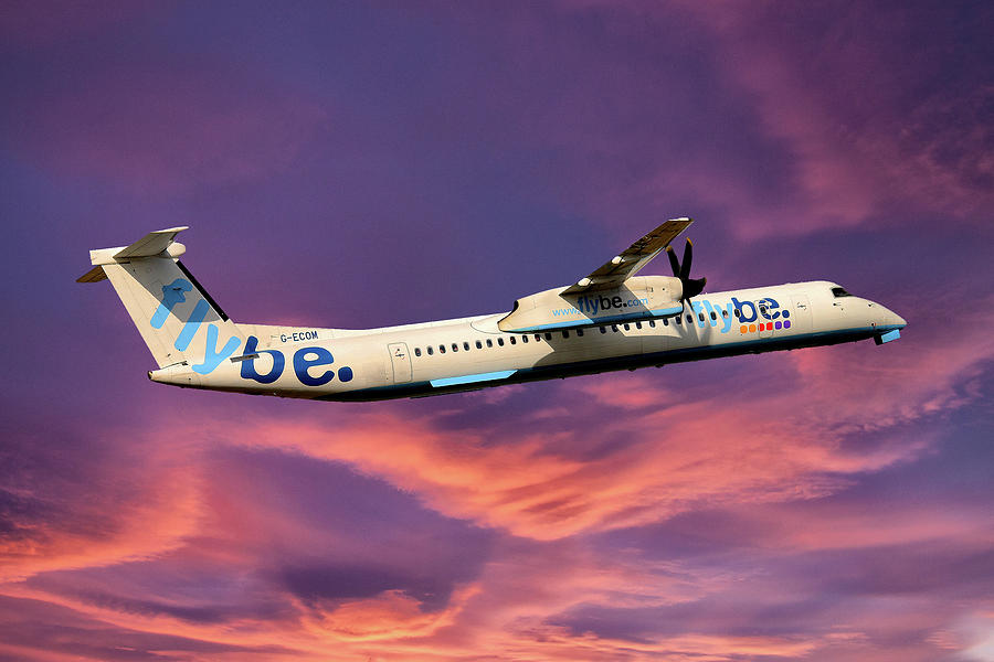Flybe Bombardier Dash 8 Q400 Photograph by Smart Aviation - Fine Art ...